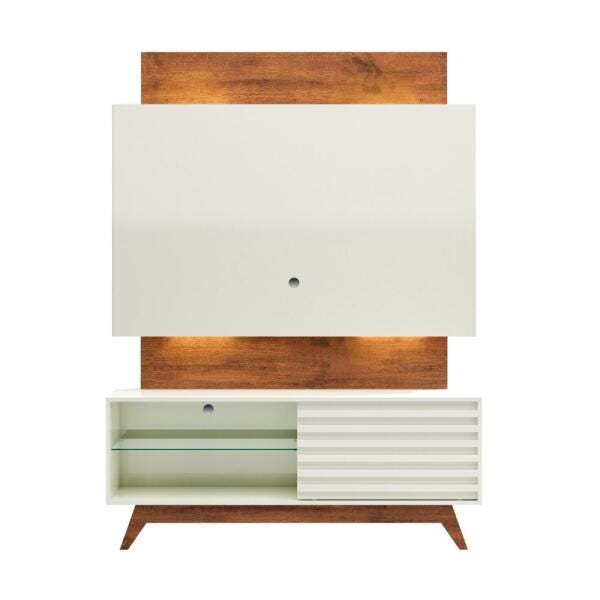 Painel Suspenso para TV até 75 Polegadas Off White Cedro Savoy 2.0 Edn Móveis – Privilége Home ...