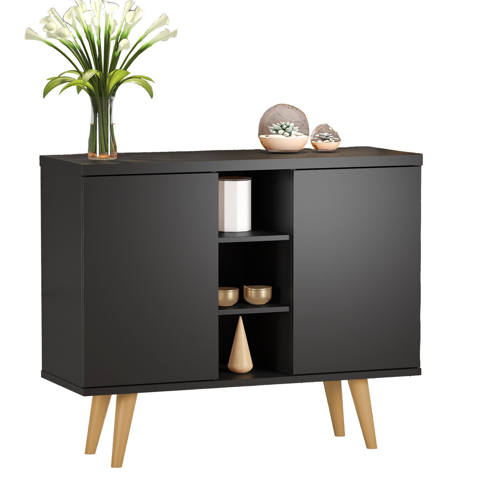 Buffet Infinity Preto – VIERO – Privilége Home & Decor – Rio da Janeiro